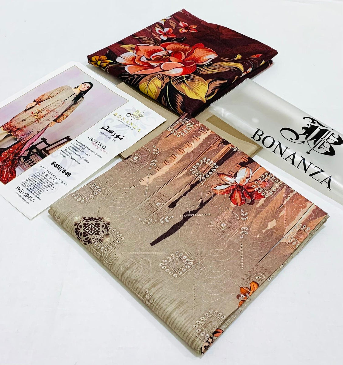 BONANZA LUXURY EMBROIDERED LAWN 3PC D60 – ZM Textile