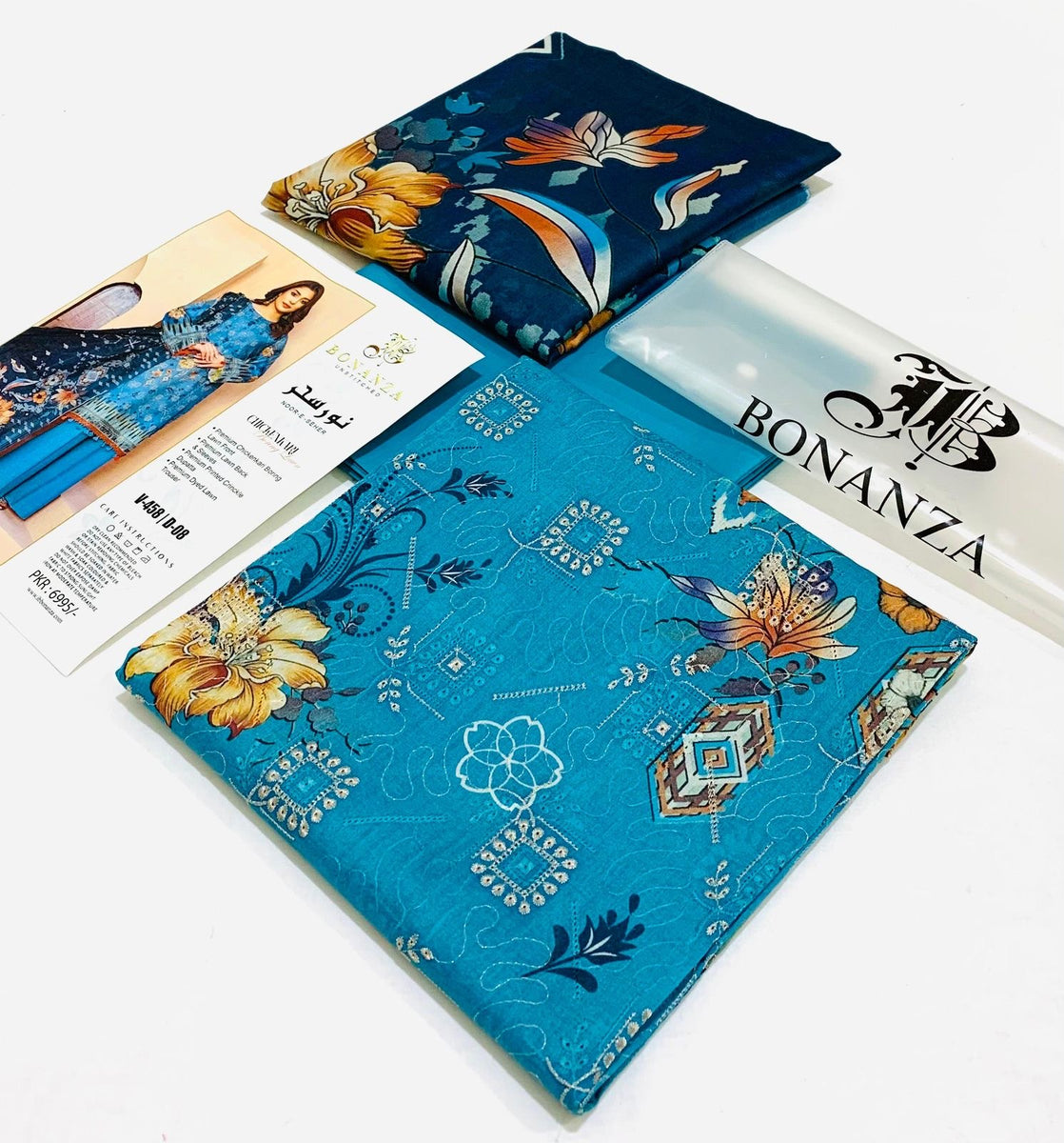 BONANZA LUXURY EMBROIDERED LAWN 3PC D64 – ZM Textile