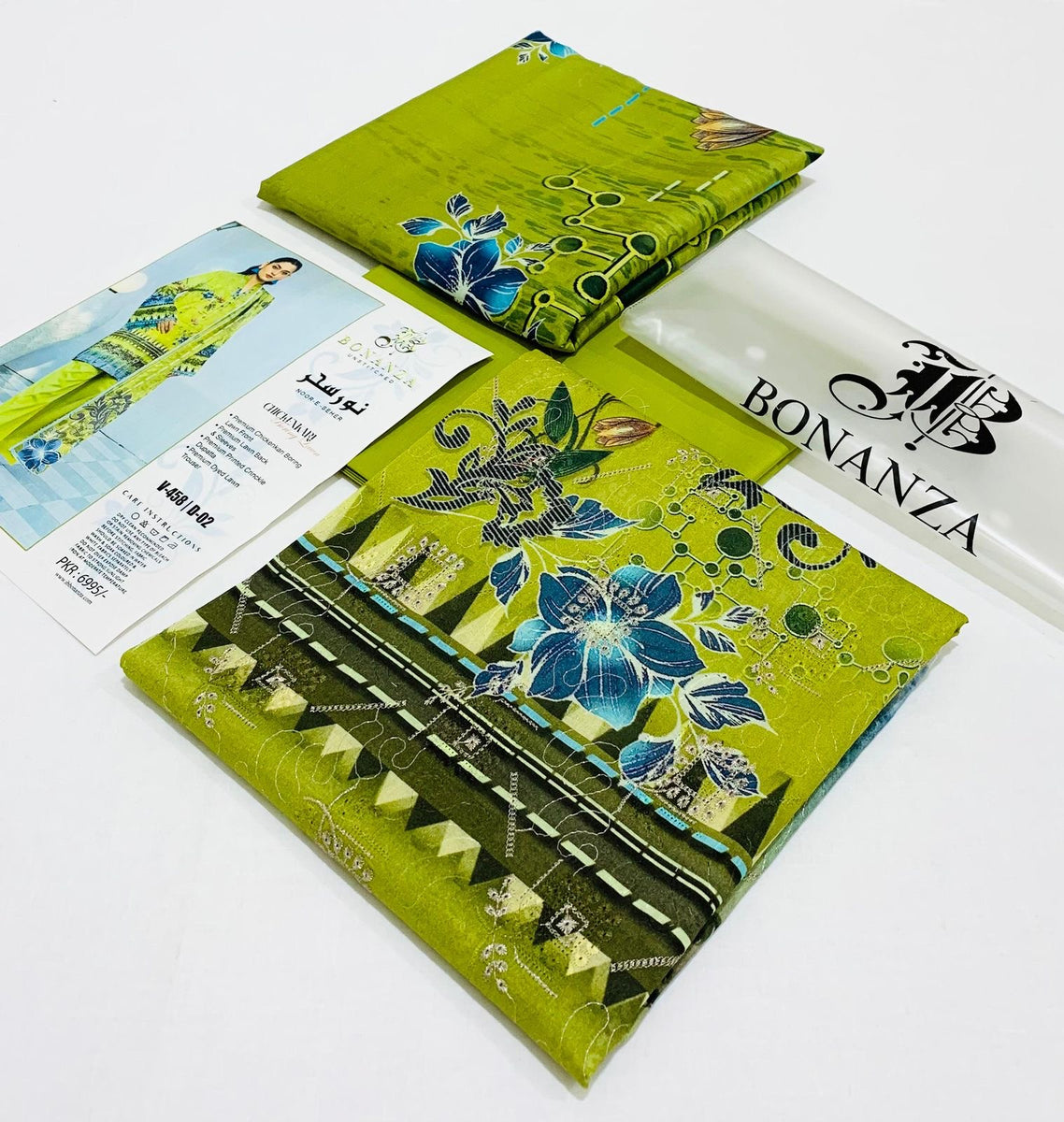 BONANZA LUXURY EMBROIDERED LAWN 3PC D57 – ZM Textile