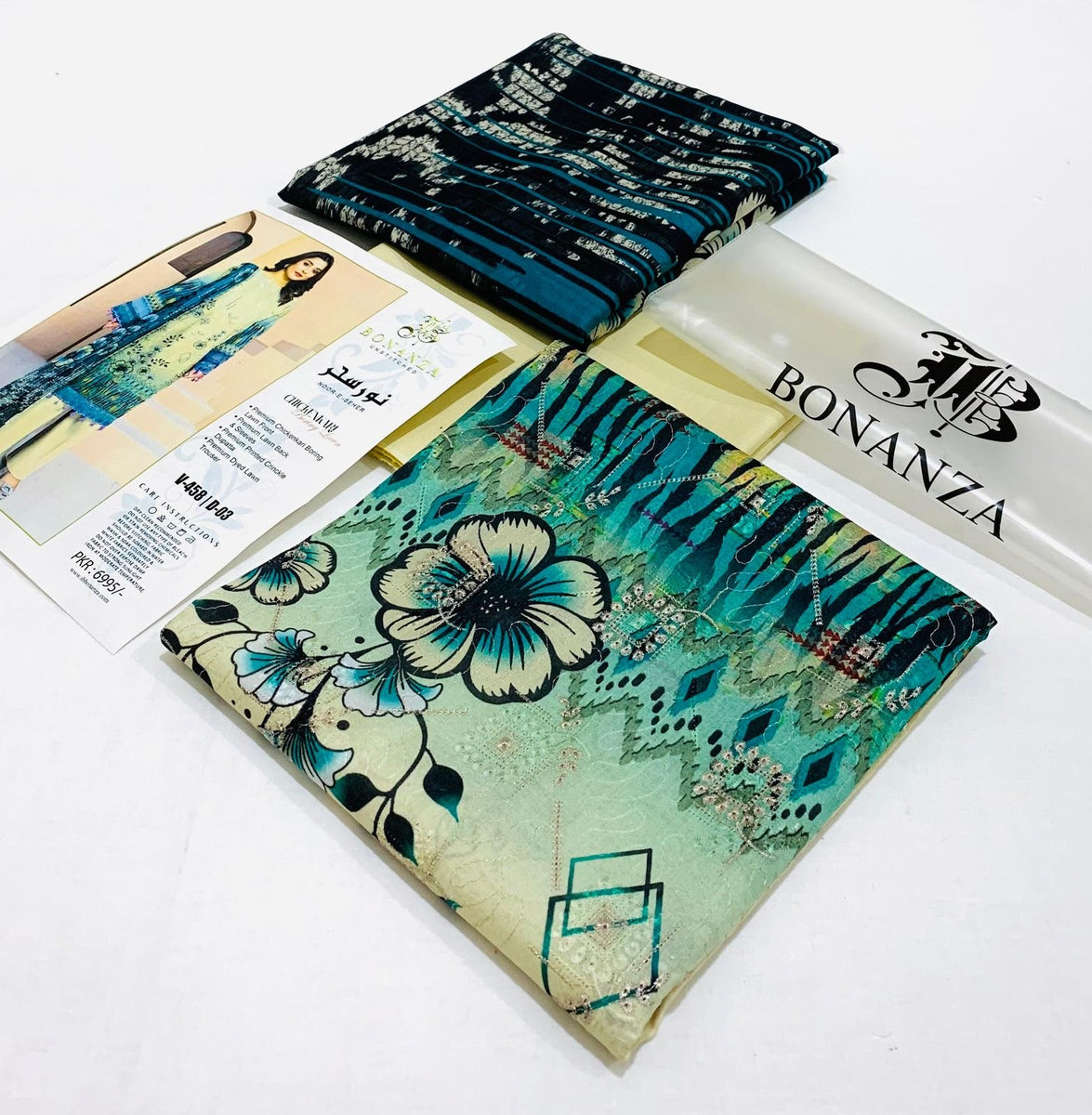 BONANZA LUXURY EMBROIDERED LAWN 3PC D63 – ZM Textile